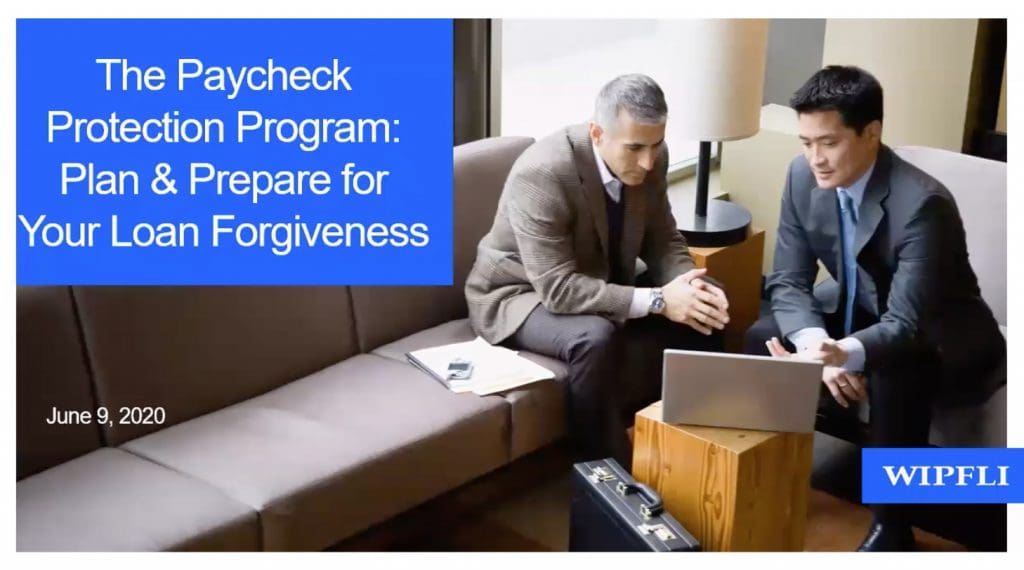 Paycheck Protection Program Loan Forgiveness - LCP